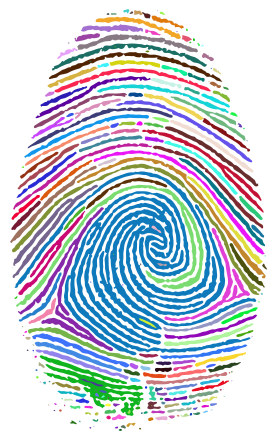 Colorful Fingerprint Clip Art Image - ClipSafari