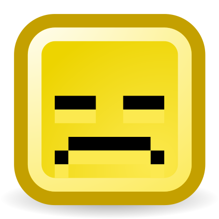 Sad Square Emoji Clip Art Image - ClipSafari