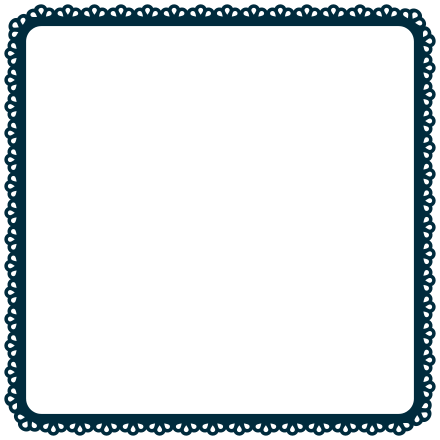 Square Scallop Frame Clip Art Image - ClipSafari