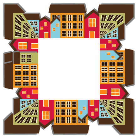 Square Buildings Frame Clip Art Image - ClipSafari