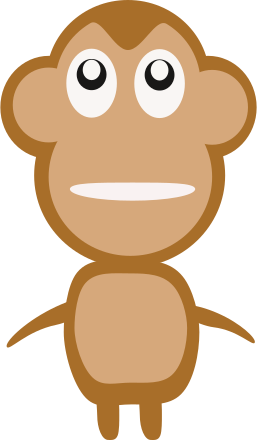 Smiling Monkey Clip Art Image - ClipSafari