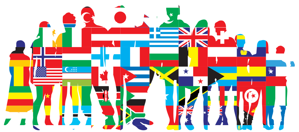 Human Flags Clip Art Image - ClipSafari