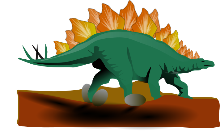 Dinosaur Walking Clip Art Image - ClipSafari