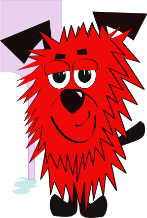 Frizzy Dog Clip Art Image - ClipSafari