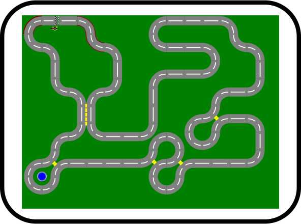 Wacky Racer Track Design Clip Art Image - ClipSafari