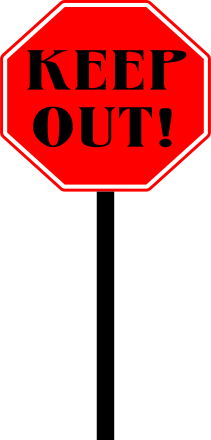 Keep Out Clip Art Image - ClipSafari