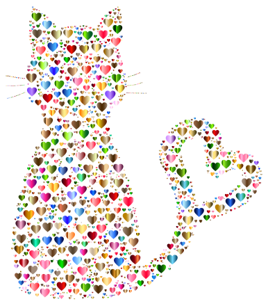 Heart Cat Clip Art Image - ClipSafari