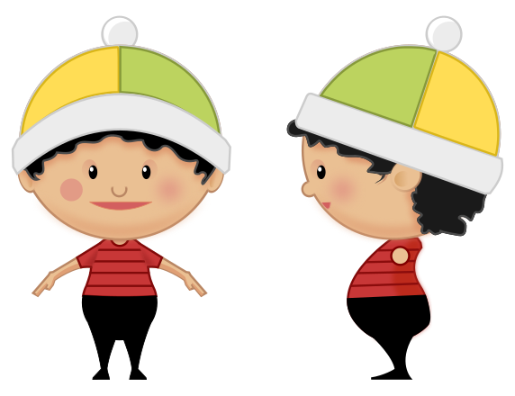 Chubby Kid Clip Art Image - ClipSafari