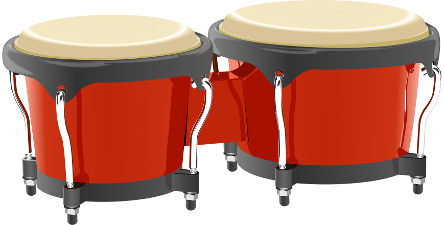 Red Bongos Clip Art Image - ClipSafari