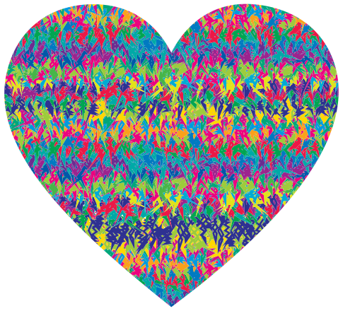 Colorful Heart Clip Art Image - ClipSafari