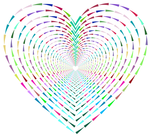 Heart of Many Colors Clip Art Image - ClipSafari
