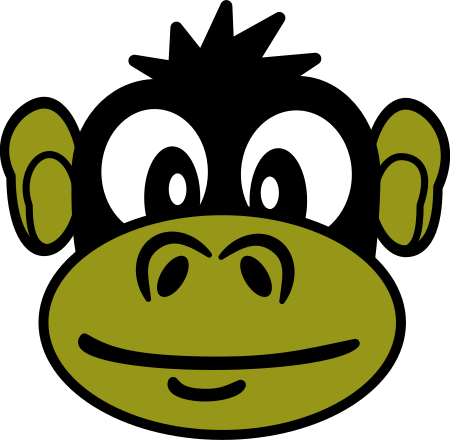 Monkey Face Clip Art Image - ClipSafari