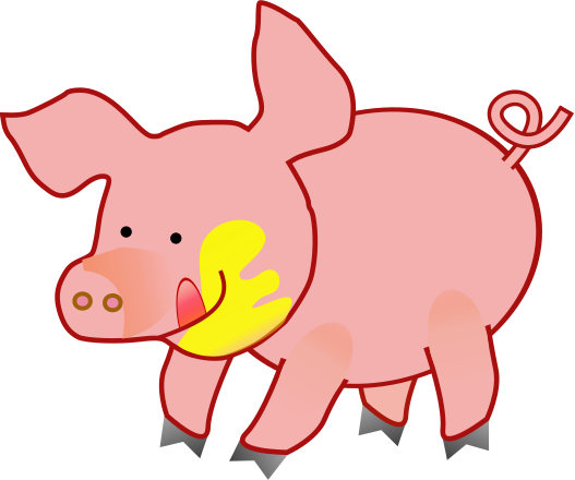 Messy Pig Clip Art Image - ClipSafari