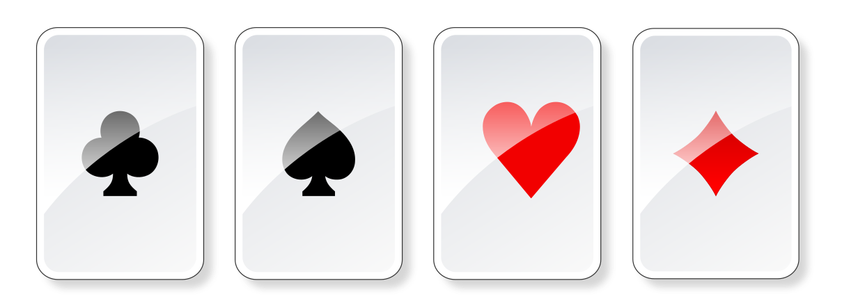 Four Playing Cards Clip Art Image - ClipSafari