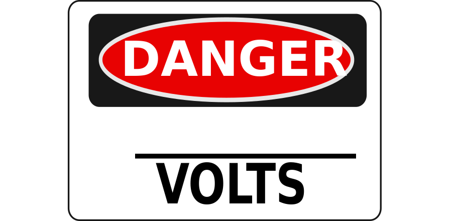 Danger Volts Clip Art Image - ClipSafari