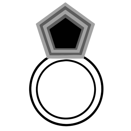 Hexagon Ring Clip Art Image - ClipSafari