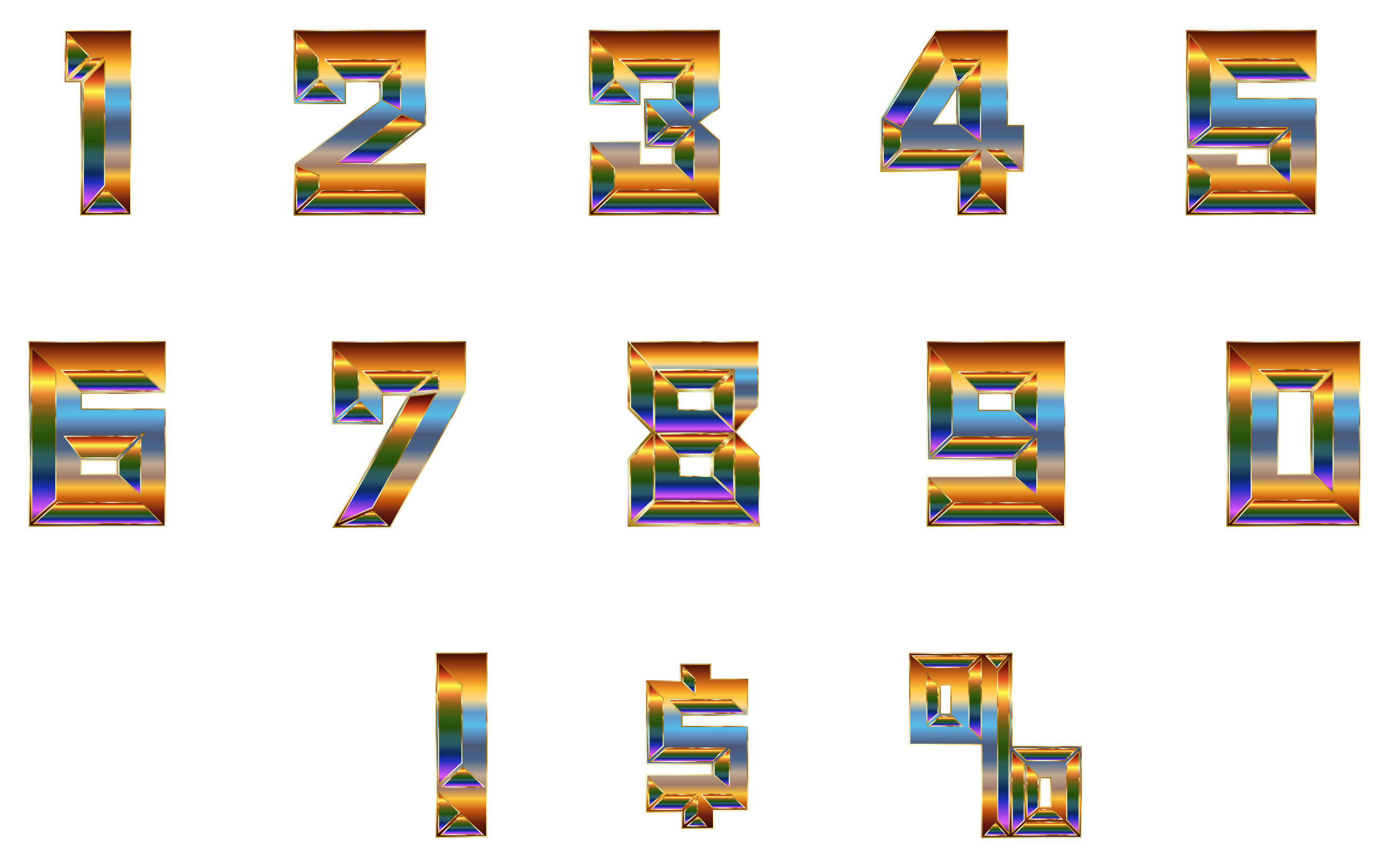 Numbers And Symbols Clip Art Image ClipSafari
