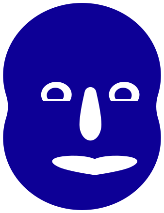 Blue Face Clip Art Image - ClipSafari