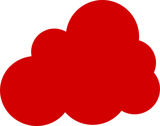 Red Cloud Clip Art Image - ClipSafari
