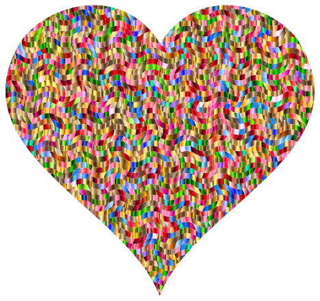 Colorful Heart Clip Art Image - ClipSafari