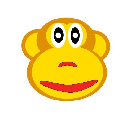 Monkey Face Clip Art Image - ClipSafari