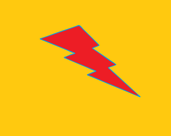Red Lightning Bolt Clip Art Image - ClipSafari