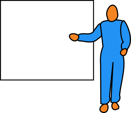 Presenter Figure Clip Art Image - ClipSafari