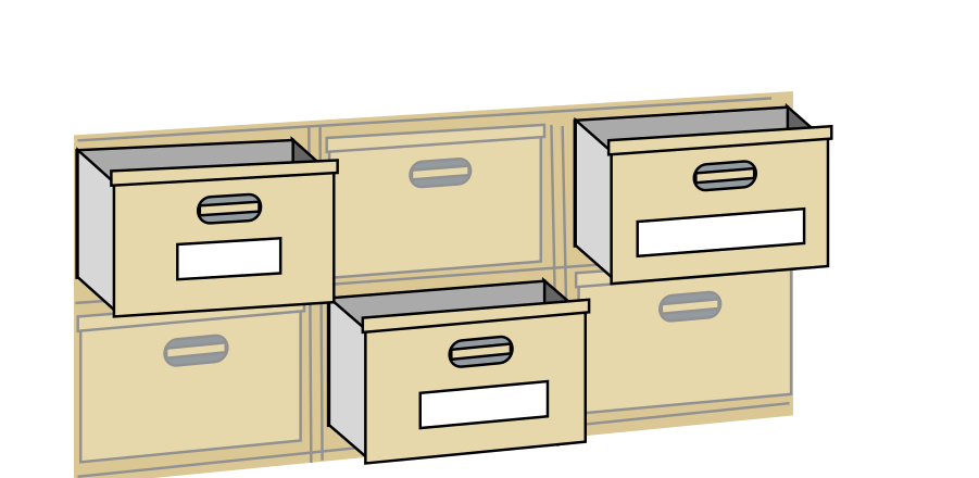File Cabinet Drawers Clip Art Image - ClipSafari