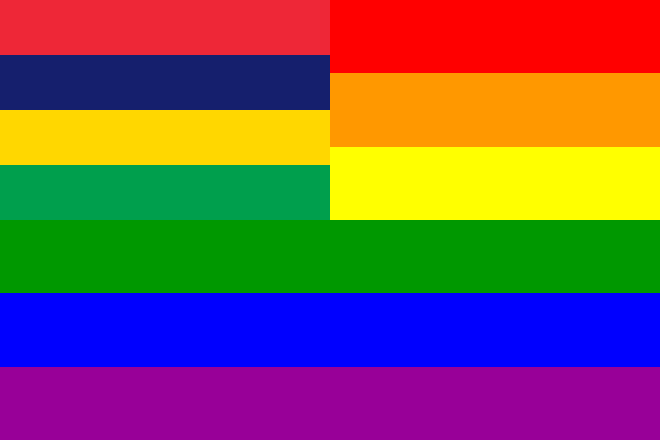 Rainbow Flag Clip Art Image - ClipSafari