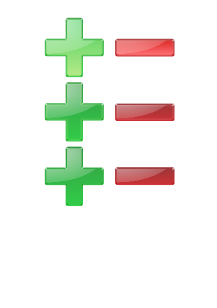 Plus and Minus Signs Clip Art Image - ClipSafari