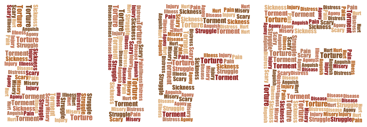 Life Word Design Clip Art Image - ClipSafari