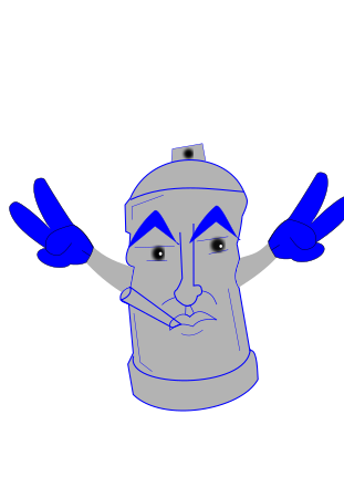 Blue Paint Spray Can Clip Art Image - ClipSafari