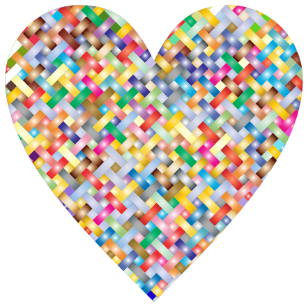 Colorful Heart Clip Art Image - ClipSafari