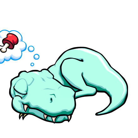 Sleeping T-Rex Clip Art Image - ClipSafari