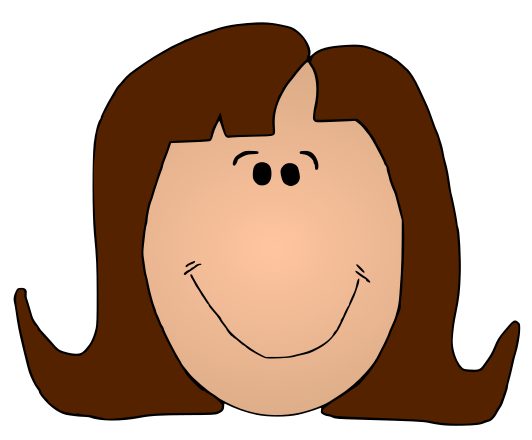 Woman Head Clip Art Image - ClipSafari