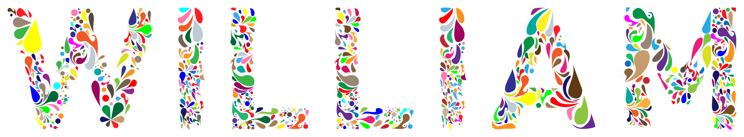 William Typography Clip Art Image - ClipSafari