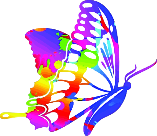 Colorful Butterfly Clip Art Image - ClipSafari