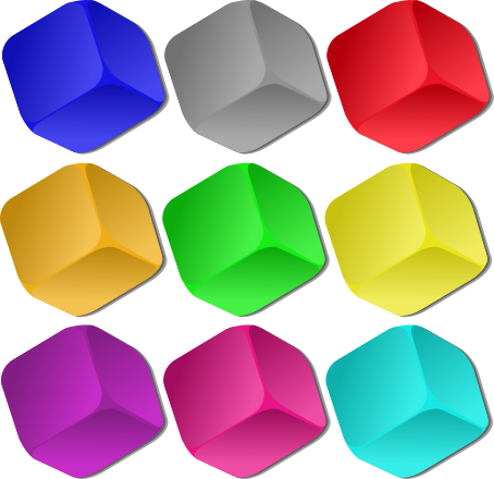 Colorful Cubes Clip Art Image - ClipSafari