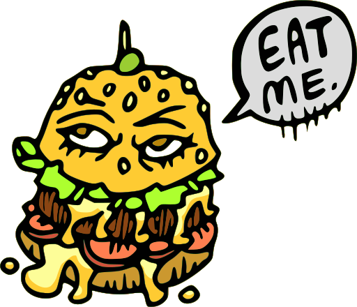 Eat Me Clip Art Image - ClipSafari