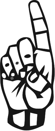 Sign Language Letter D Clip Art Image - ClipSafari