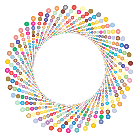 Colorful Dotted Circle Clip Art Image - ClipSafari