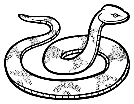 Snake Drawing Clip Art Image - ClipSafari