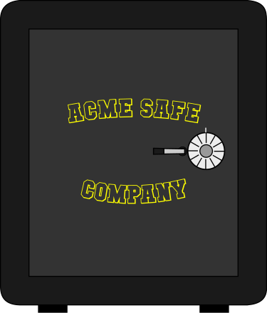 Acme Safe Company Clip Art Image - ClipSafari