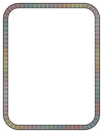 Colorful Squiggle Frame Clip Art Image - ClipSafari