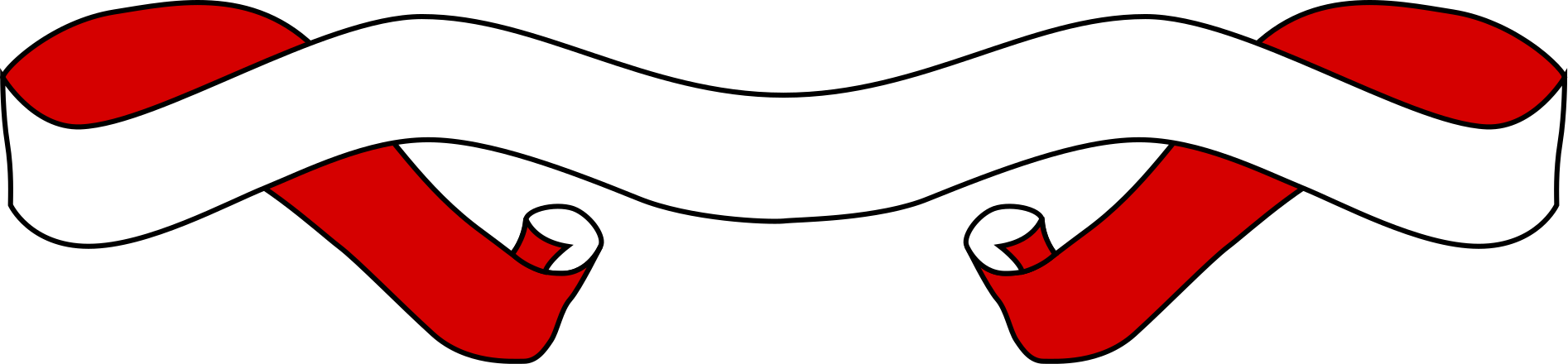 Red and White Ribbon Clip Art Image - ClipSafari