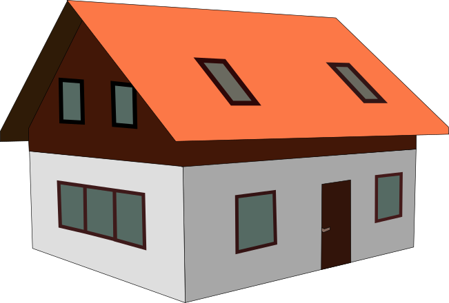 3D House Clip Art Image - ClipSafari