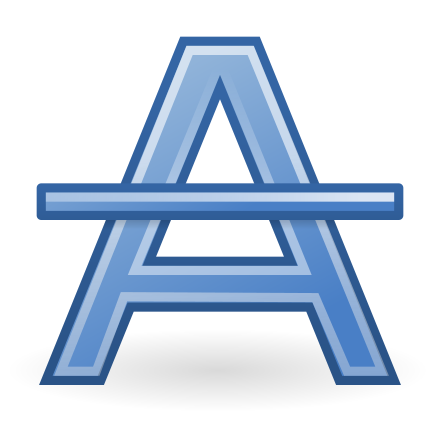 A blue letter A. Clip Art Image - ClipSafari