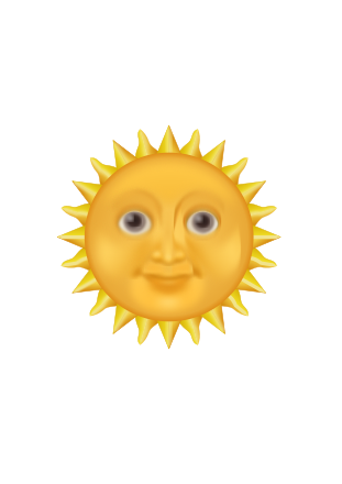 Sun Emoji Clip Art Image - ClipSafari