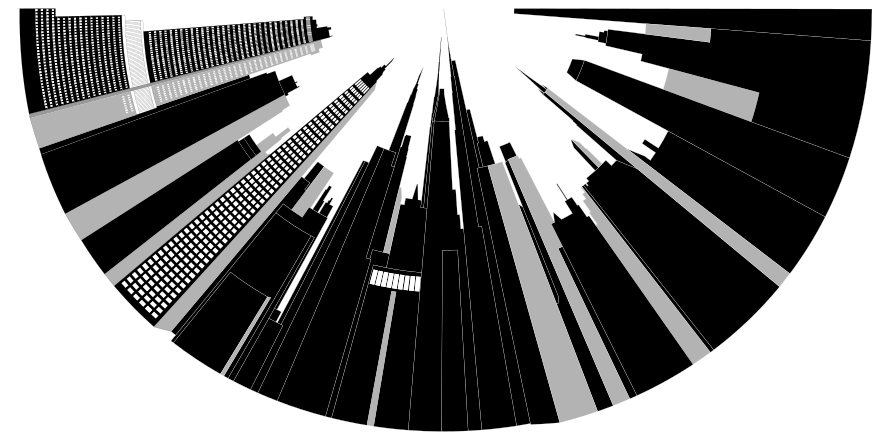 Distorted City Skyline Clip Art Image - ClipSafari