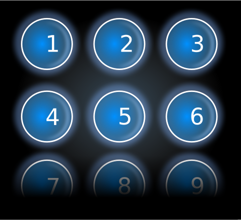 Blue Keypad Clip Art Image - ClipSafari